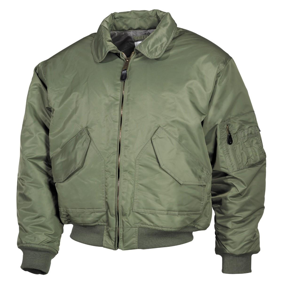 Bomber jacket cold weather U.S. Army style flight Air Forces crew ...